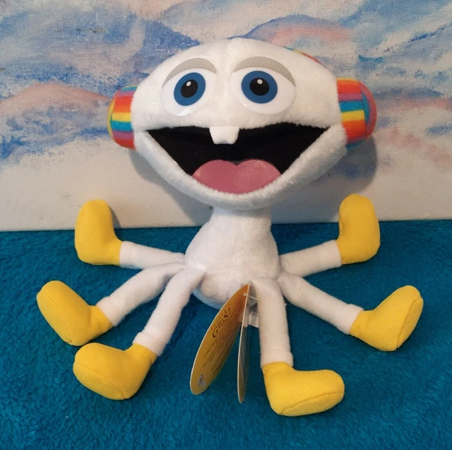 2003 PEPPER'S GHOST Tiny Planets Bong White Soft Plush Stuffed Alien ...