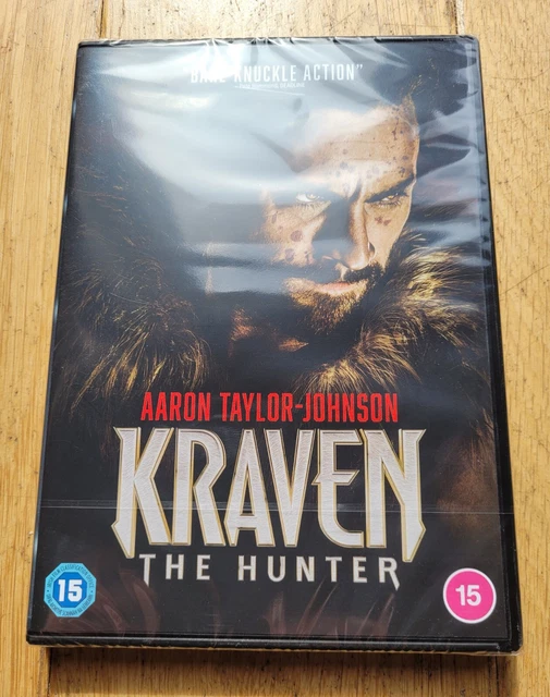 KRAVEN THE HUNTER DVD. (Aaron Taylor-Johnson, Ariana DeBose, Russell ...