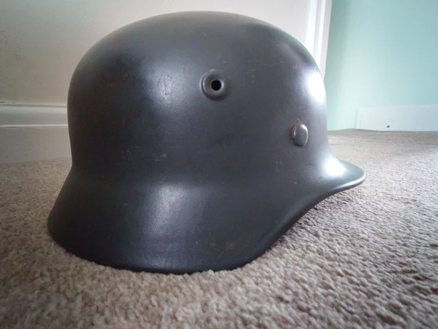 ORIGINAL SHELL GERMAN WW2 Q56 M42 Helmet batch lot S4409 - repro liner ...