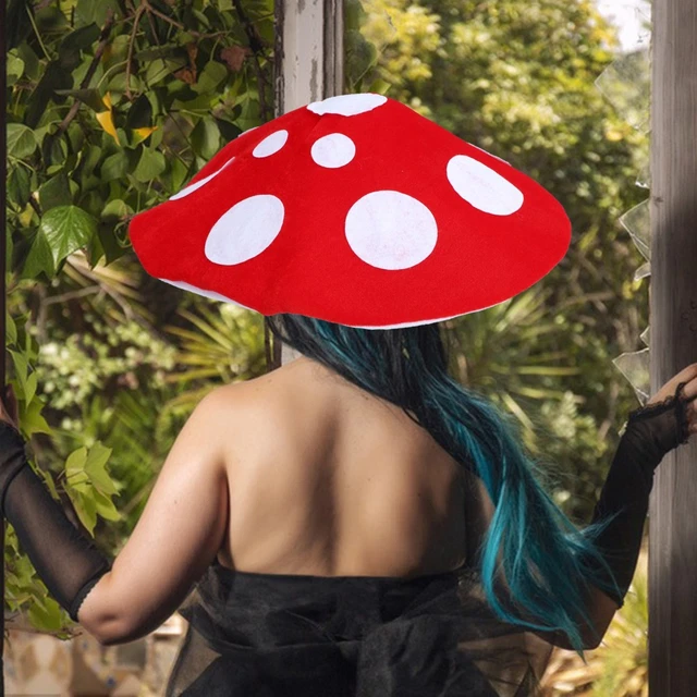 MUSHROOM BEANIE HAT Spot Costume Carnival Photo Prop for Cosplay £15.25 ...