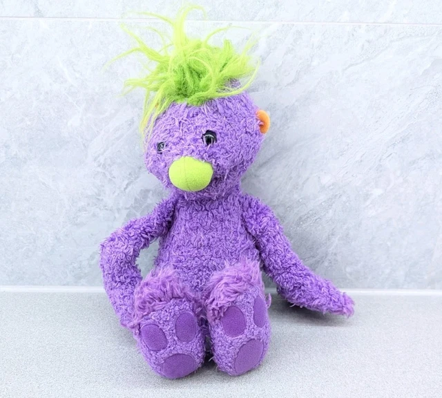 VINTAGE 2001 TOMY Jim Henson The Hoobs Iver Purple Plush Soft Cuddly ...