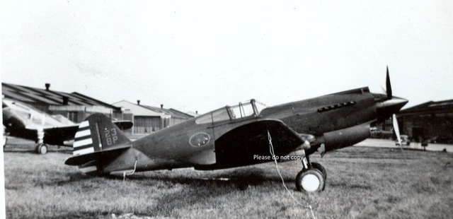 ORIGINAL WW2 PHOTO Curtiss P-40 Warhawk Fighter Plane Army Air Force ...