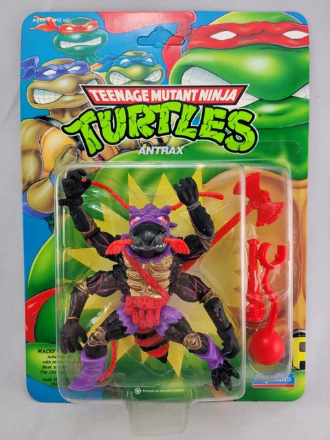 PLAYMATES TEENAGE MUTANT Ninja Turtles Antrax MOC Mint Carded 1992 not ...