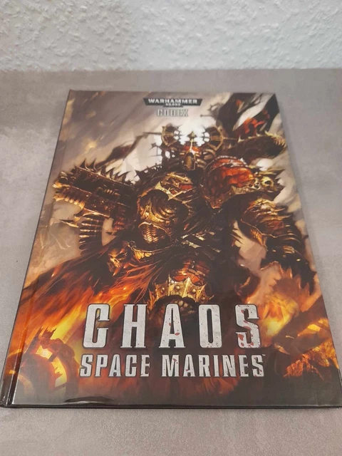 WARHAMMER 40K: CHAOS Space Marines Codex Armeebuch Deutsch Hardcover ...