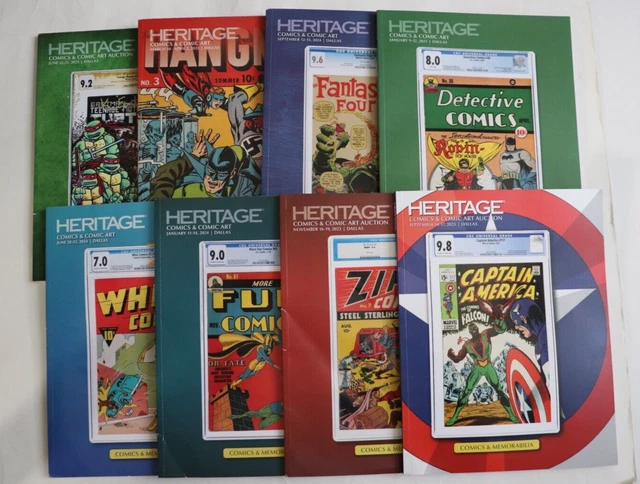 HERITAGE & COMIC Link Art Auction Catalog Lot of 8 £38.72 - PicClick UK