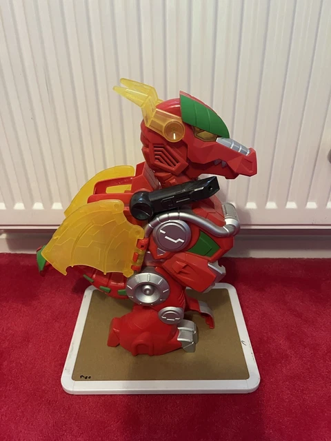 PLAYSKOOL HEROES POWER Rangers Red Ranger Dragon Thunderzord Large ...