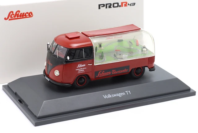 VOLKSWAGEN VW T1 Bus Schuco Varianto rot / schwarz 1:43 Schuco EUR 79 ...