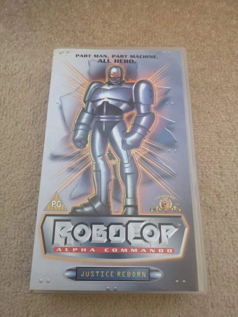 ROBOCOP ALPHA COMMANDO - Justice Reborn VHS - RARE 90s Animation - PAL ...