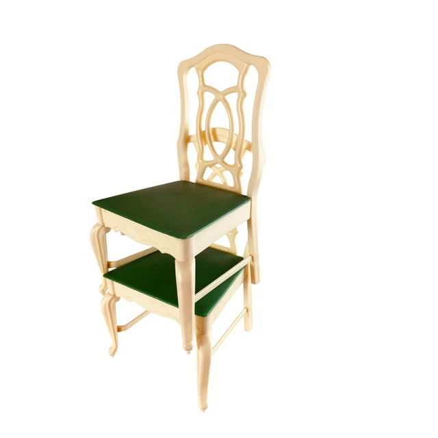VINTAGE SINDY DOLL White Plastic Dressing Table 4x Chairs £9.99 ...