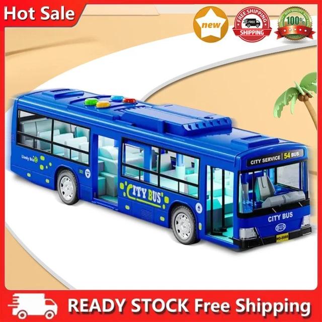 SCHOOL BUS TOY Openable Door Simulation Bus Model Toy Interactive for ...