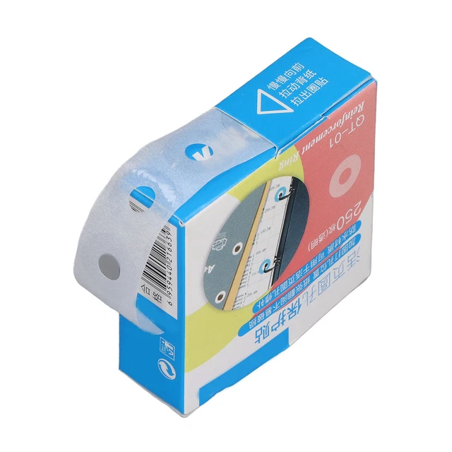 HOLE PUNCH REINFORCERS Stickers DIY Production PVC Reinforcement Labels ...