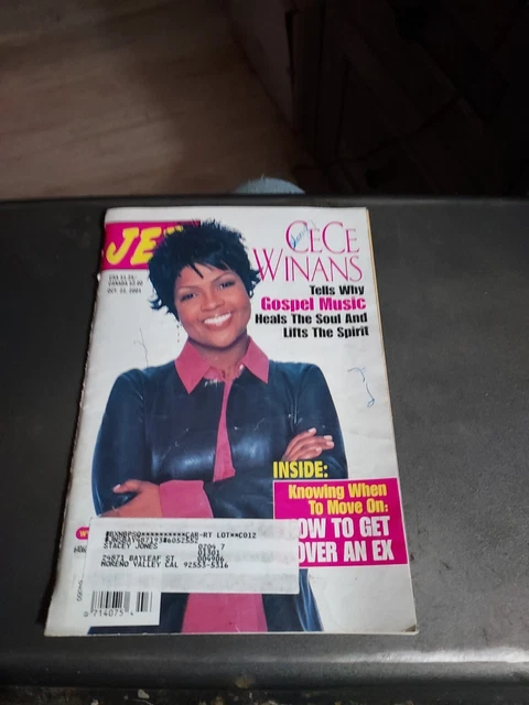 JET MAGAZINE OCTOBER 22 2001 CeCe Winans Gospel Music £6.36 - PicClick UK