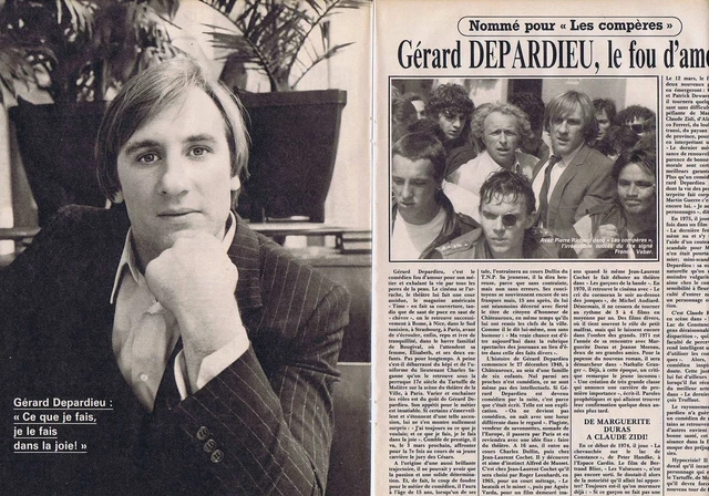 COUPURE DE PRESSE Clipping 1984 Gerard Depardieu (2 pages) EUR 5,00 - PicClick IT