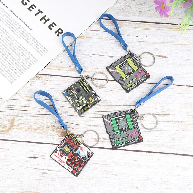 PENDANT MOTHERBOARD MODEL Car Keychain Motherboard Keyring Motherboard ...