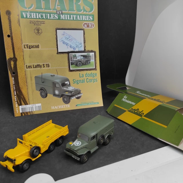 SOLIDO MILITAIRE CAMION Dodge WC 54 US Army + Dodge 6x6 T223 WC 63 ...