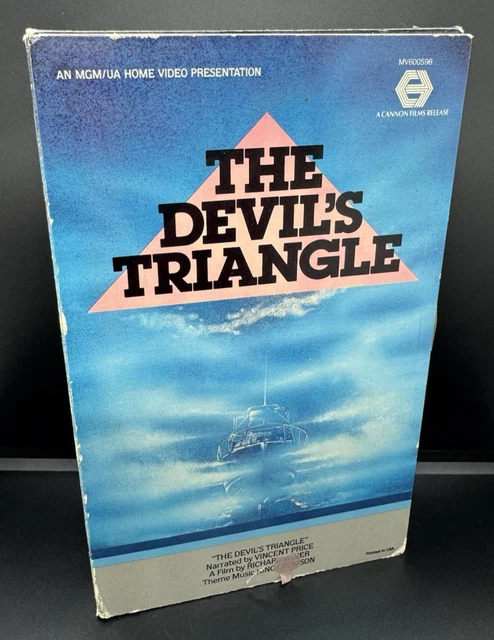 THE DEVIL'S TRIANGLE (1971) (VHS, 1985, MGM/UA, Big Book Box) Vincent ...