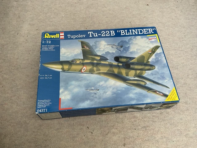 REVELL 1:72 SCALE Tupolev Tu-22B Model Kit Blinder 04371 £9.18 ...