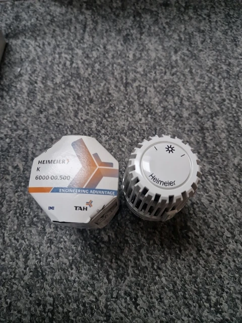 HEIMEIER THERMOSTATKOPF FÜHLER & Nullstellung, weiß EUR 10,00 - PicClick DE