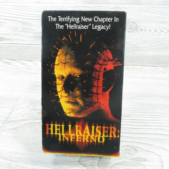 HELLRAISER : INFERNO (VHS, 2000) RARE Horror/Supernatural Cult Movie ...