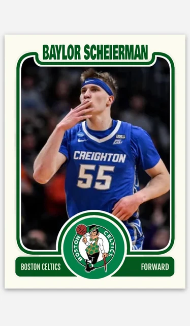 CARTA DA BASKET Baylor Scheierman ACEO Boston Celtics! Molto raro EUR ...