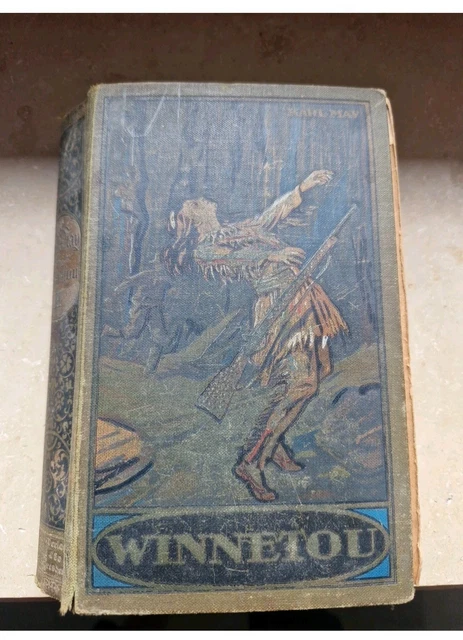 ORIGINAL 1879! WINNETOU Buch antik, 146 J. alt, Band 3 Reiseerzählung ...