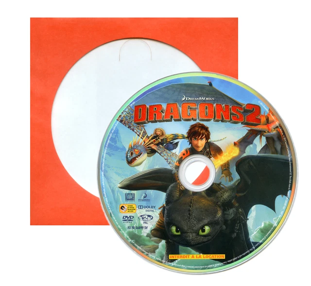 DVD SANS BOÎTIER : DRAGONS 2 - dessin animé EUR 3,99 - PicClick FR