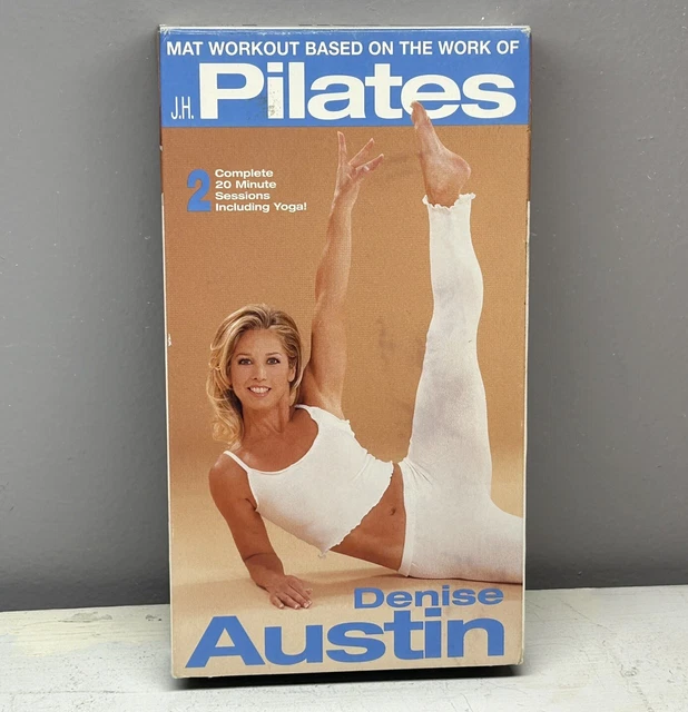 DENISE AUSTIN PILATES VHS Mat Workout Exercise Stretching Work J.H ...