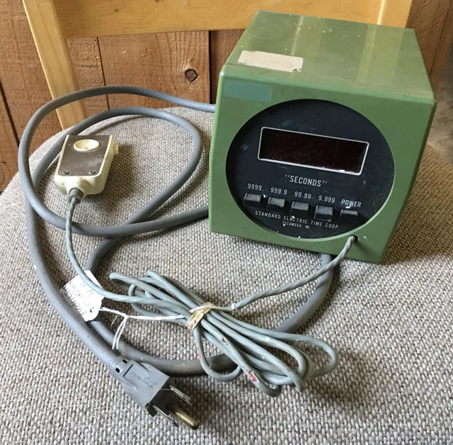 STANDARD ELECTRIC TIME Clock speed stopwatch timer digital vintage std 11-2 £29.57 - PicClick UK