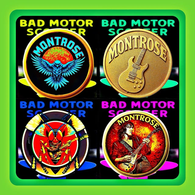 MONTROSE BAND🎸REMEMBRANCE OF Ronnie 🇺🇸 Four Remembrance Snall Pins 🇬🇧 £ ...