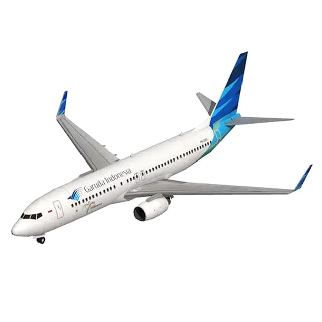 1:100 BOEING 737-800 Aircraft Airlines 3D Paper Model DIY Handmade T_C8 ...