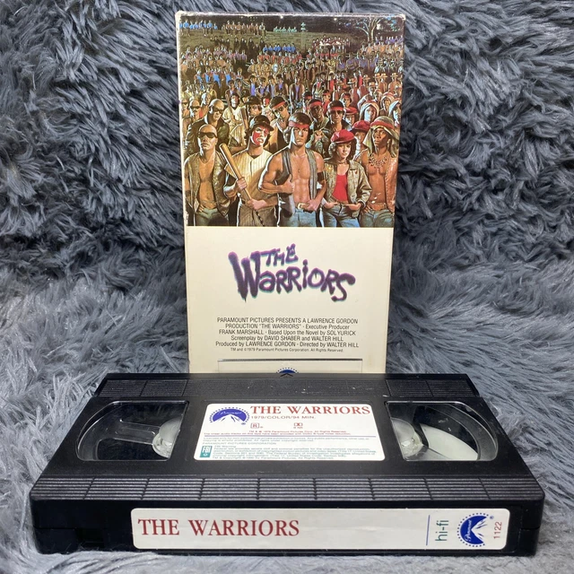 THE WARRIORS VHS Tape 1990 Paramount Release 1979 Rare Cult Classic ...