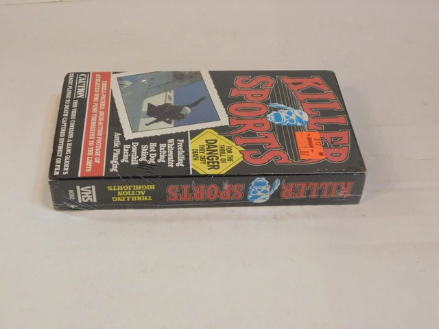 RARE KILLER SPORTS VHS Thrilling Action Highlights 8082 HGV 1990 Not ...