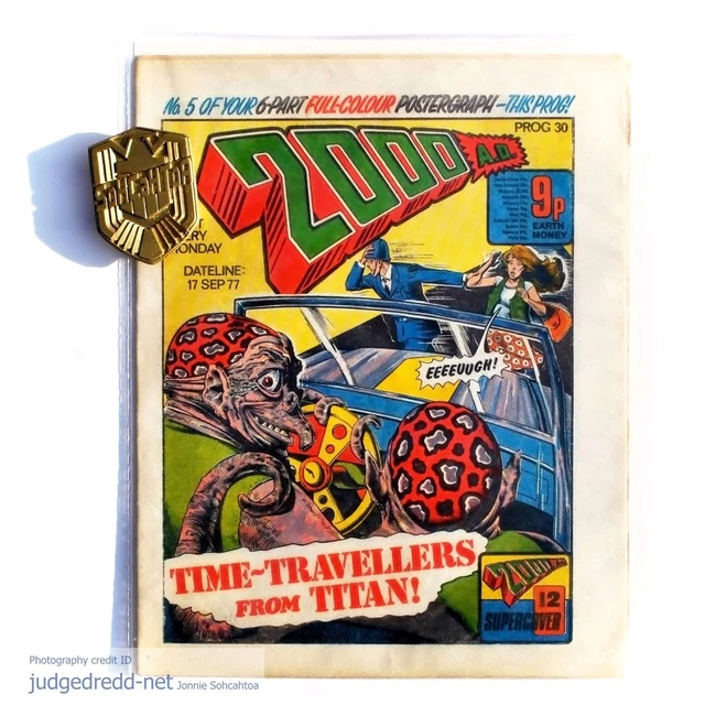 2000AD PROG 30 1st Judge Rico Dredd Brian Bolland Super Cover 12 17 9 ...