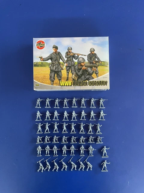 AIRFIX TOY SOLDIERS WW2 Italian Infantry 1/72 Scale 48 Figures £17.99 - PicClick UK