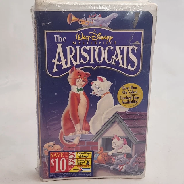 THE ARISTOCATS VHS Movie Walt Disney Masterpiece Collection Brand New Sealed £8.09 - PicClick UK