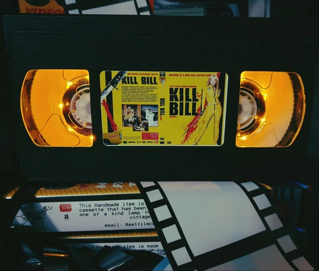 RETRO VHS LAMP,KILL Bill Quentin Tarantino,Night Light Stunning ...