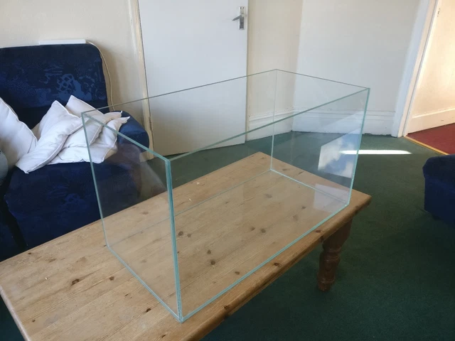 140 LITRE AQUARIUM fish tank ultra clear glass 80cm x 40cm - 8mm glass ...