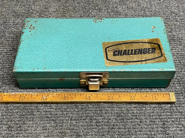 VINTAGE PROTO CHALLENGER Socket Set Tool Box Only 7 X 3-1/2 X 1-1/4 ...