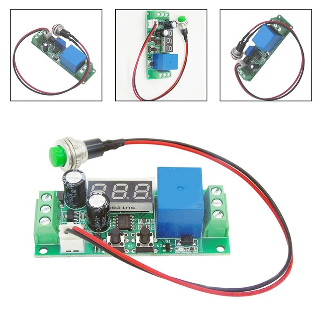 EFFICIENT TIMING CONTROL with 12V Adjustable Relay Module for Various ...