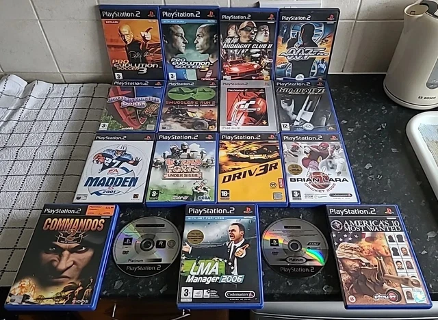 X17 PLAYSTATION 2 Games, GTA/Pro Evolution/LMA/Driver/007/Worms/Juiced ...