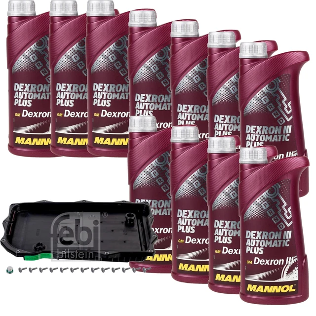 11 L MANNOL Dexron III FEBI Getriebeölfilter für BMW 5er Touring 520d ...