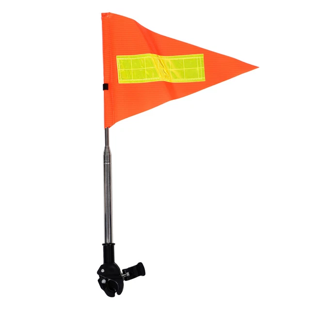 RETRACTABLE PENNANT TELESCOPIC Safety Flag Golf Cart Pole Travel £18.29 ...