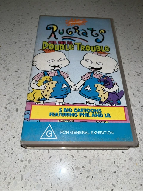 RUGRATS PHIL AND Lil Double Trouble - Vhs Video $10.00 - PicClick AU