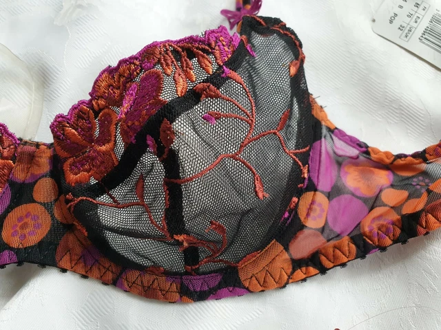 AUBADE SOUTIEN gorge 85B fleur de pommier pop neuf avec etiquette EUR 32,99 - PicClick FR