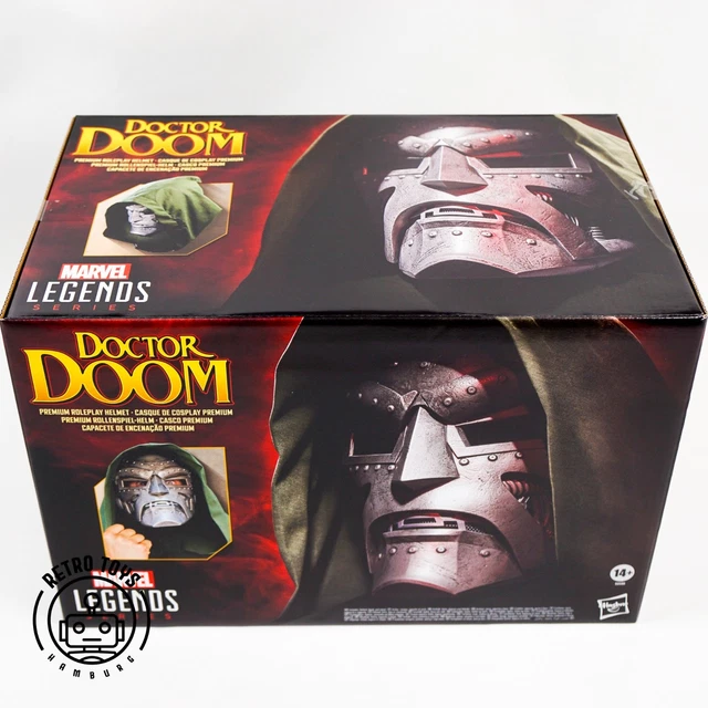 DOCTOR DOOM MASK HELM Marvel Legends Fantastic Four Roleplay Cosplay ...