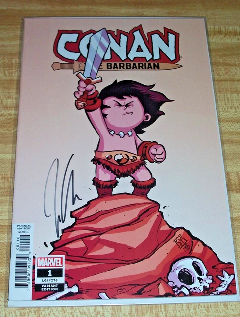 CONAN #1 ! (2019) Skottie Young variante ! Signé par l'écrivain Jason ...