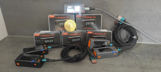 Bitcoin Nerd Miner V2 0 Black Update 1 5 2 Doppelte Hashrate Eur 55 00 Picclick De