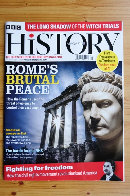 BBC HISTORY MAGAZINE AUGUST 2023 ROME'S BRUTAL PEACE EUR 3,42 - PicClick DE