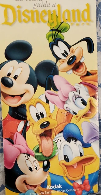 DISNEY 2012 DISNEYLAND ITALIAN GUIDE MAP Walt Disney Travel Brochure £ ...