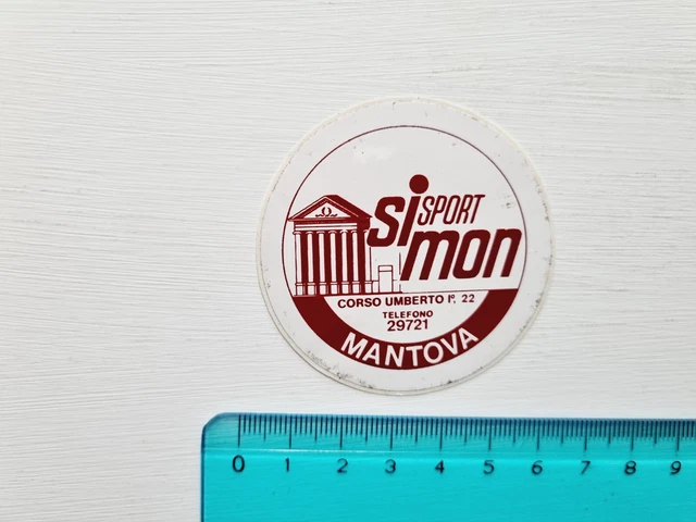 ADHESIVE SIMON SPORT Mantova Sticker Autocolant Vintage 80s Original ...
